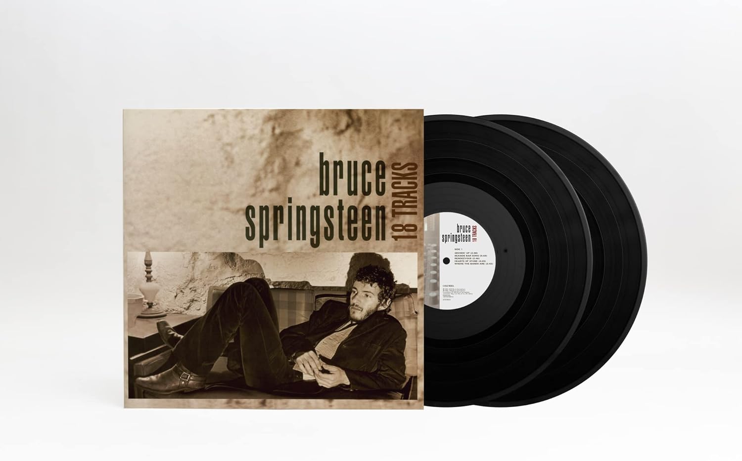 Bruce Springsteen – 18 Tracks (2LP Black Vinyl) – Sticky Black Tarmac