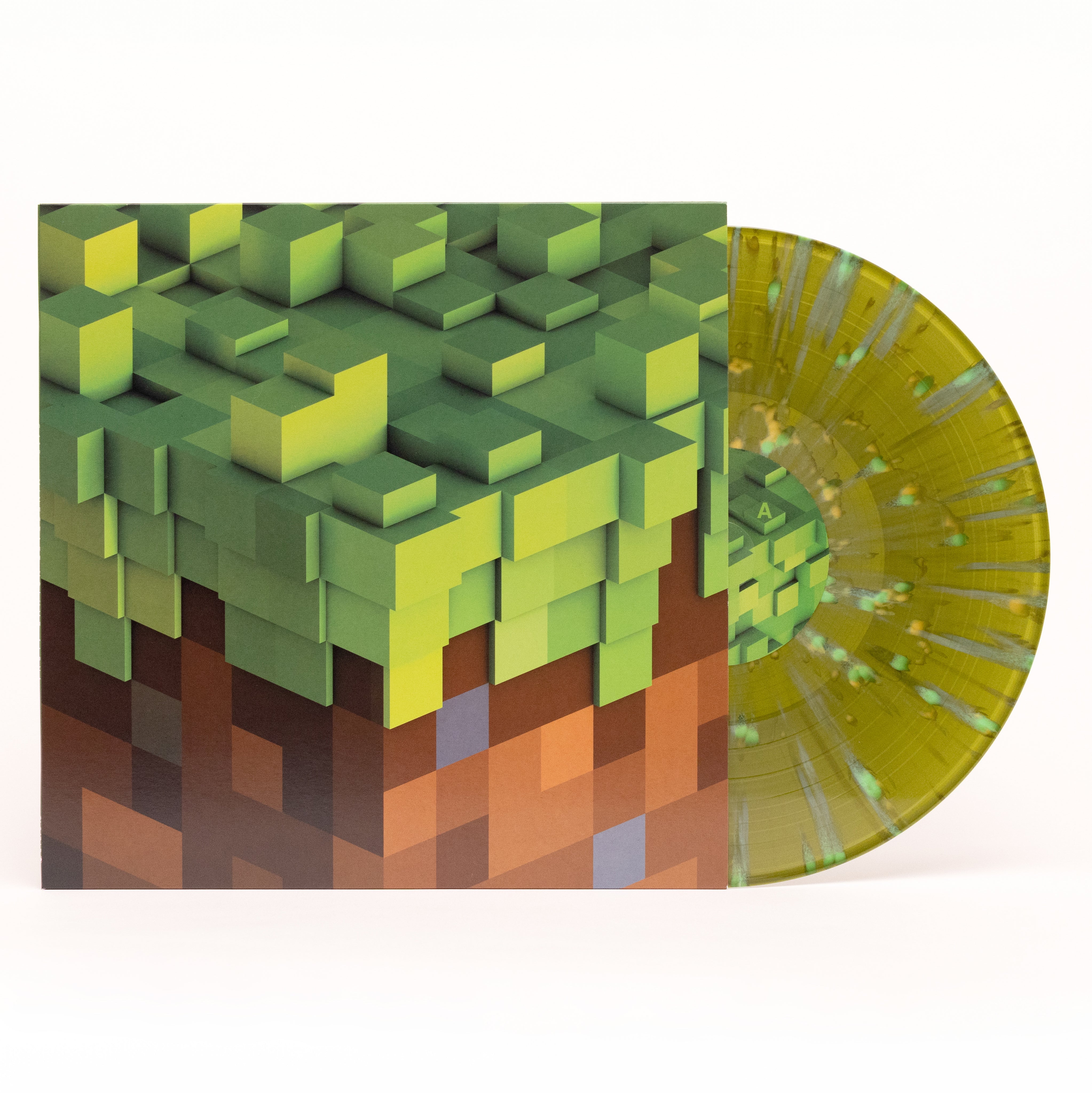 C418 – Minecraft Volume Alpha (Earth Confetti Vinyl) – Sticky Black Tarmac