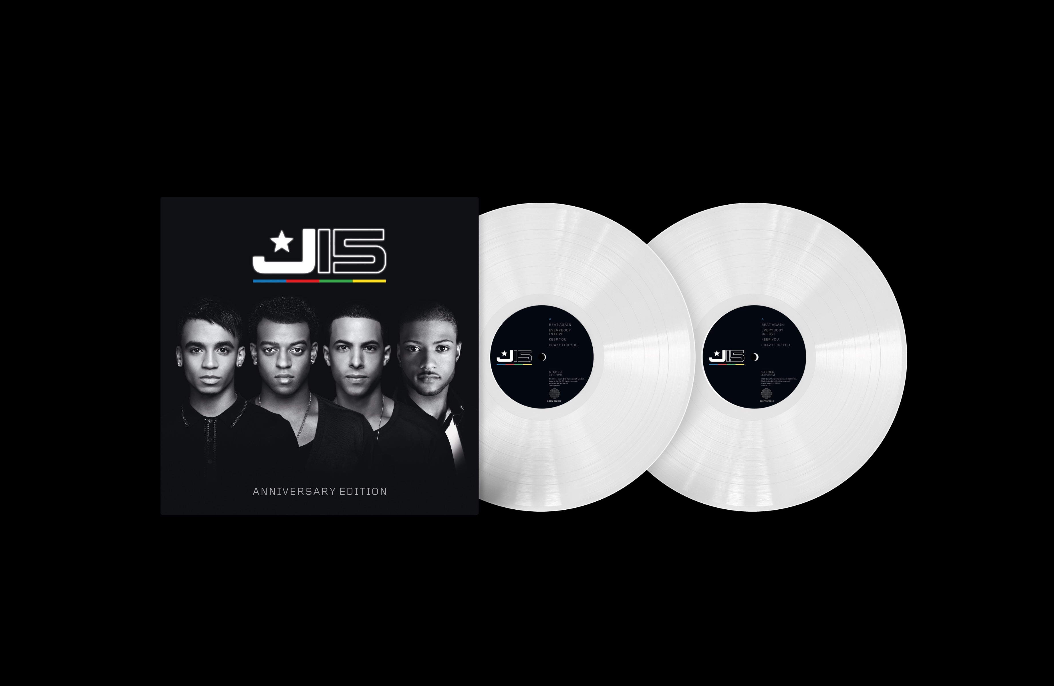 JLS - J15 (Anniversary White Vinyl) – Sticky Black Tarmac