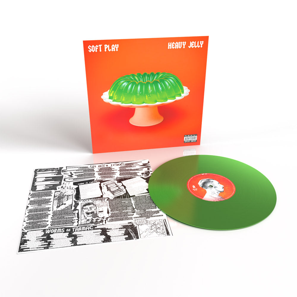 SOFT PLAY - HEAVY JELLY (Green Vinyl) – Sticky Black Tarmac
