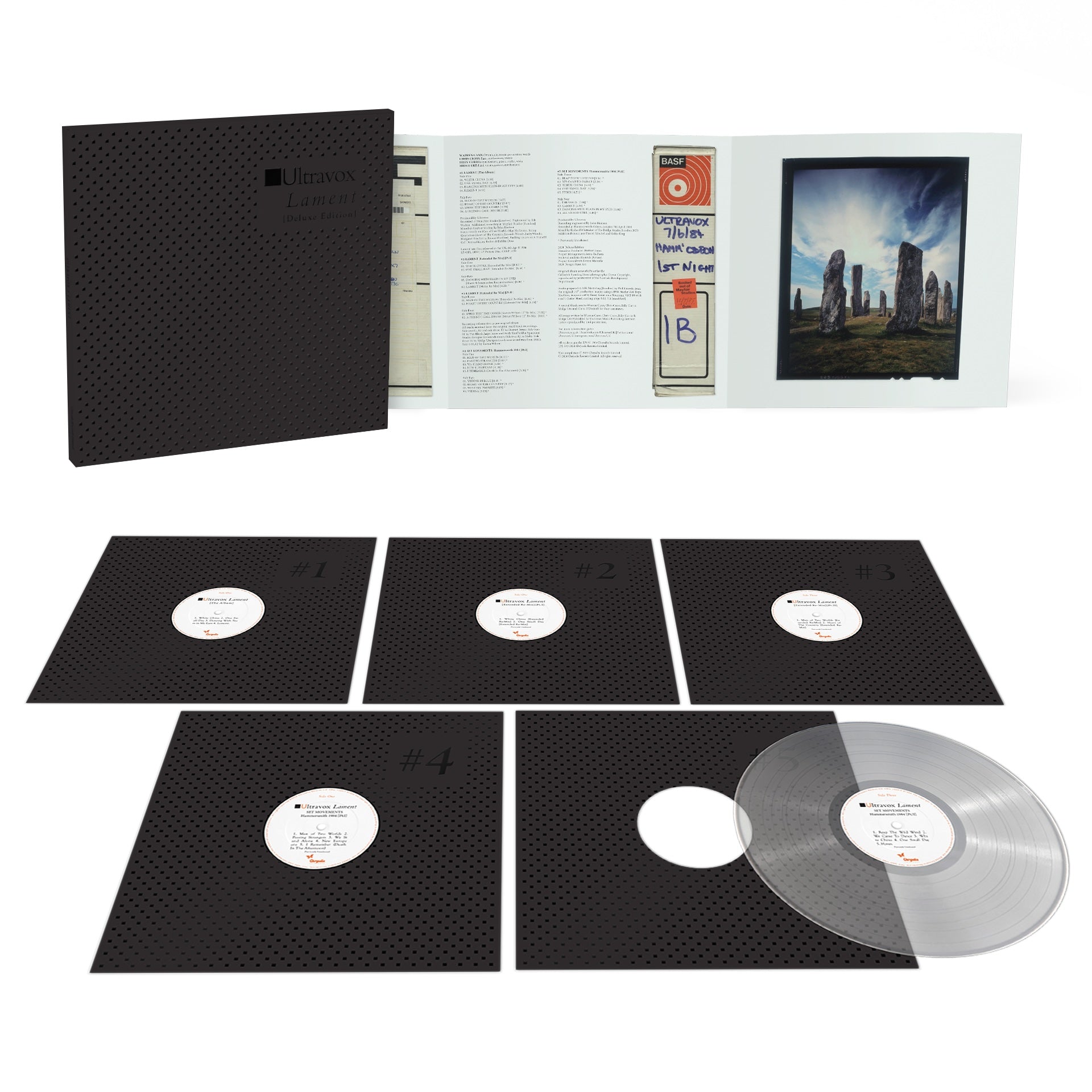 Ultravox - Lament (40th Anniversary 5LP Clear Vinyl Box Set) – Sticky ...