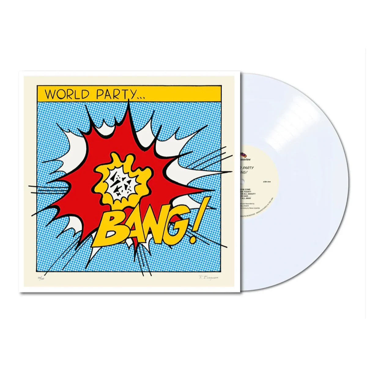 World Party – Bang! (White Vinyl) – Sticky Black Tarmac